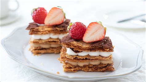 ティラミス風ミルフィーユの作り方 Tiramisu Mille Feuille＊eggless Recipe｜hidamari Cooking