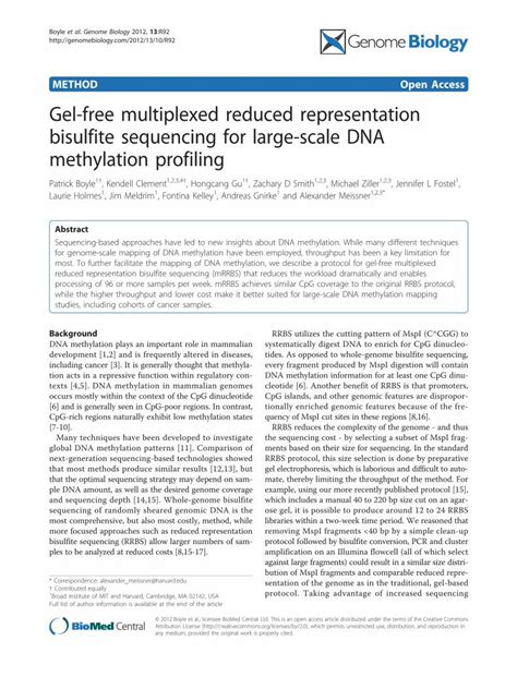 pdf method open access gel free multiplexed reduced dokumen tips