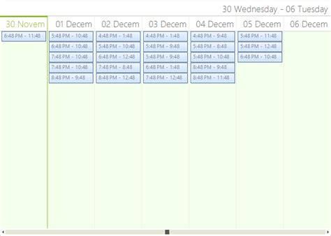 Modify Size Of Rows Columns And Resources Radscheduler Telerik Ui