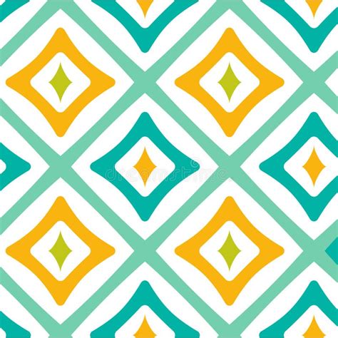 Geometric Lines Vector Seamless Pattern Modern Texture With Stripes Stock Vector Illustration