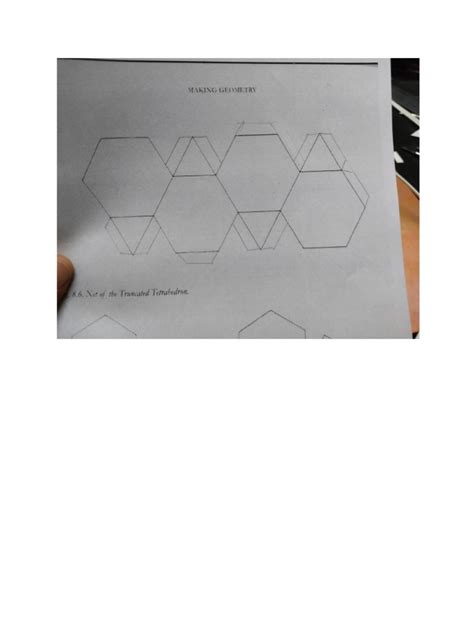 Net Construction Of Truncated Tetrahedron Pdf
