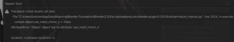 Python Error When Trying To Generate Twist Bones Dev Branch · Issue