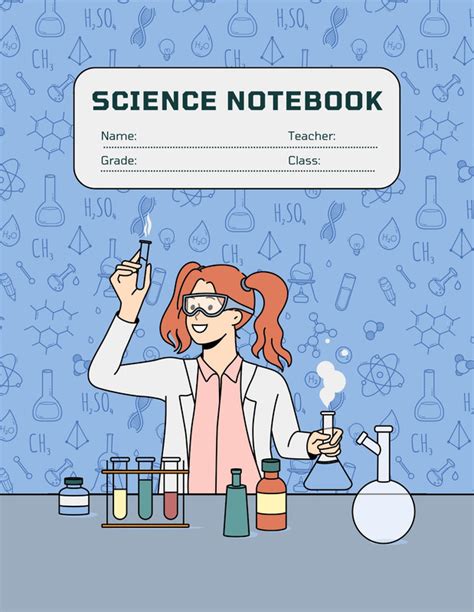 Free To Edit And Print Science Notebook Templates Canva