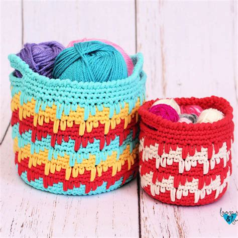 30 Free Crochet Basket Pattern For Better Storage Options