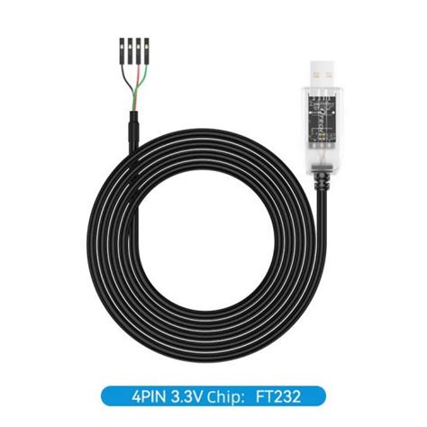High Resolution Dtech Iot6553 1m 18m 3m Usb A Male To Ttl Uart 33v