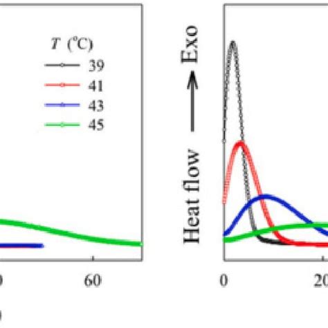 Dsc Thermograms For Isothermal Crystallization Process A Pure Pcl