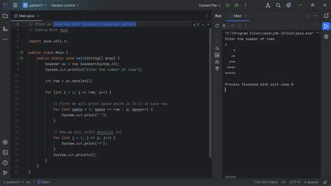 Pattern And Loop Based Java Programs Codingwithyash