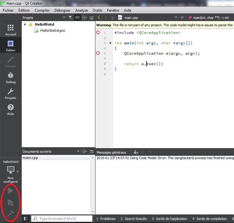 Impossibilité De Compiler Qt Creator
