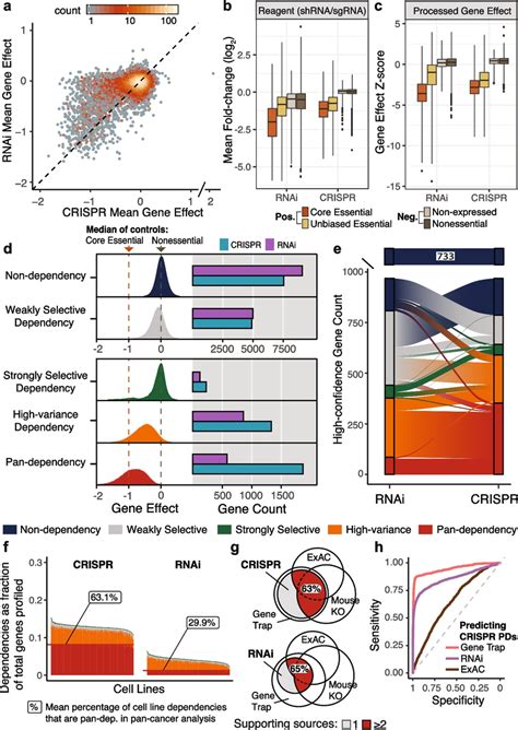 Crispr Knockout Produces Stronger Viability Effect Than Rnai Knockdown