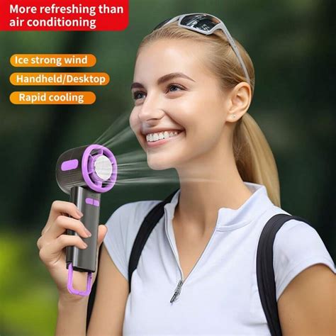 New 3 Speed High Speed Ice Cool Semiconductor Fan Usb Portable Cooling Handheld Mini Fan X1s