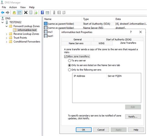 how to export dns zone from one windows server and import to another