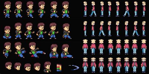 Make Pixel Art Animation Pixel Art Character Sprite Sheet For Game Art Rpg Maker By Victoradee