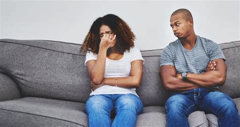 And So Begins The Start Of The Blame Game A Young Couple Having