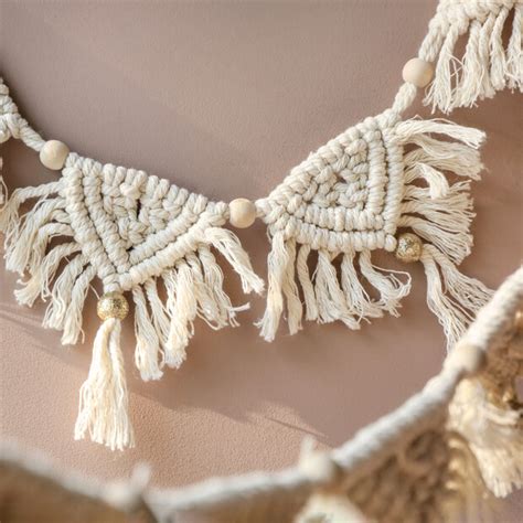 Cream Macrame Garland Lisa Angel