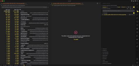 Opening CPUProfile From SCM Fails Issue Microsoft Vscode GitHub