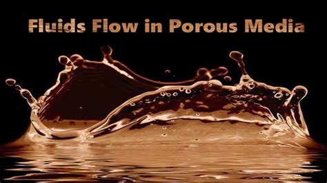 Fluid Flow In Porous Media Aulageo