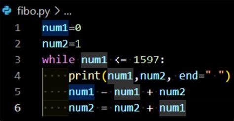 Freddy Perez Garcia On Linkedin Sucesion De Fibonacci 6 Lines Python