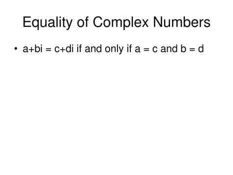 PPT Complex Numbers PowerPoint Presentation Free Download ID 1107091
