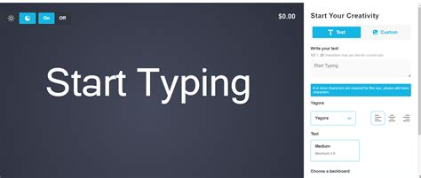 Show Hide Custom Design Tab Documentation For Sign Customiser