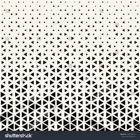 Triangle Halftone Pattern Seamless Geometric Gradient Stock Vector Royalty Free 1305180676
