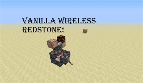 Wireless Redstone Vanilla Command Blocks Minecraft Project