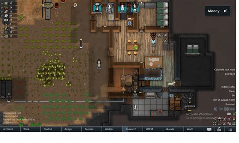 Rimworld Tips Energy Saving My Generator Is My Room Heater I Connected A Vent To Open And