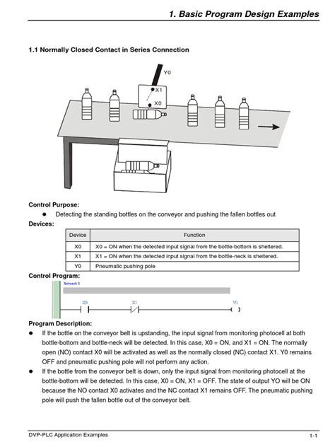 Basic Plc Program Design Examples Pdf Switch Clock