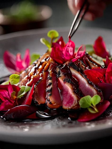 Duck Rose With Blackberry Gastrique 5 Step Easy And Amazing Dinner Recipe
