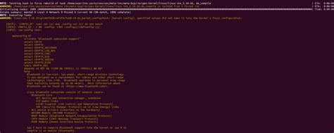 Bitbake Warning About Mismatch Config Value And Defconfig During