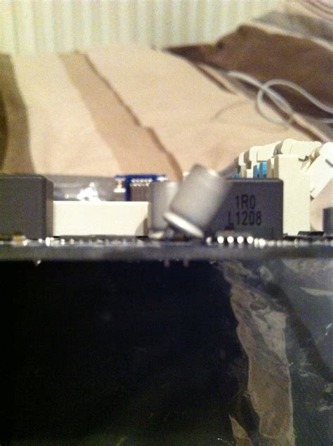 Bent Capacitor On Motherboard Will It Still Work