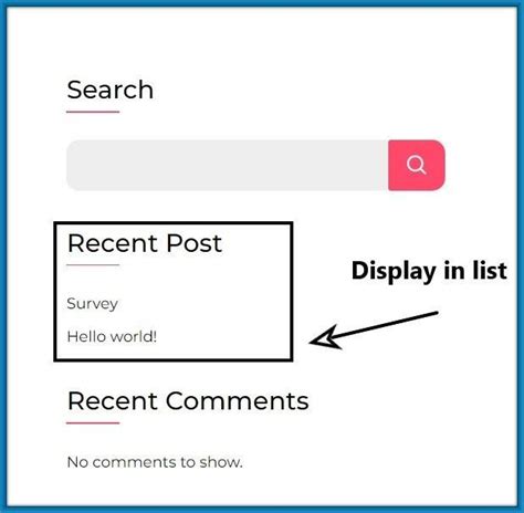 How To Show Recent Post As A Dropdown In Wordpress Codecrew Infotech