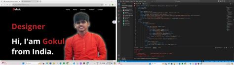 Kamarthi Sukuman Gokul On Linkedin Portfoliowebsite Html Css