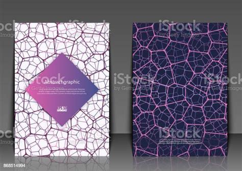 플라이어 템플릿 추상적인 배경입니다 분자 구조 및 통신 디자인에 대 한 과학적인 개념입니다 의료 기술 과학 배경입니다 Eps10