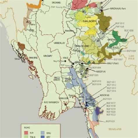 Tectonic Map Of Myanmar Modified From Da Pivnik Et Al 1998