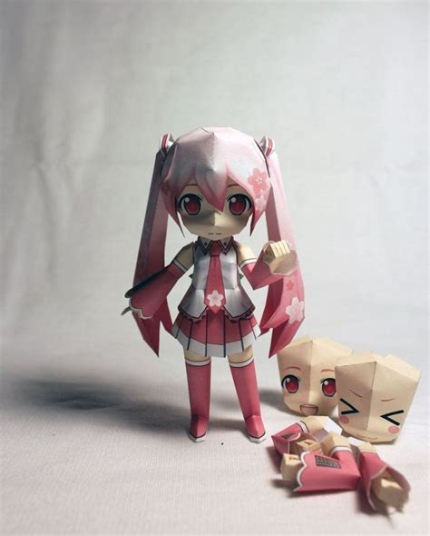 Printable Hatsune Miku Papercraft Printable Papercrafts