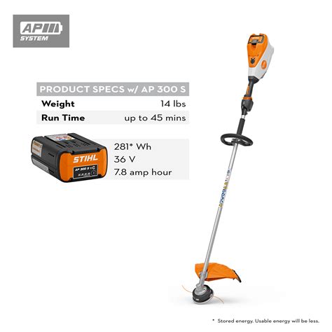 Stihl Professional Lithium Ion Trimmer Model Fsa R Set Northern Tool