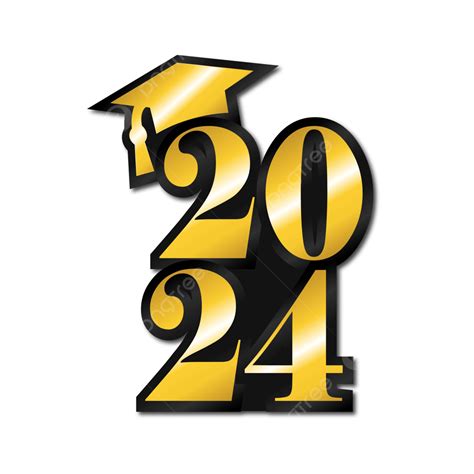 Graduación 2024 Con Toga Decorada Vector Png Dibujos 2024 Graduación Sombrero De Bata Png Y