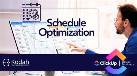 Schedule Optimisation Kodah Business Automation
