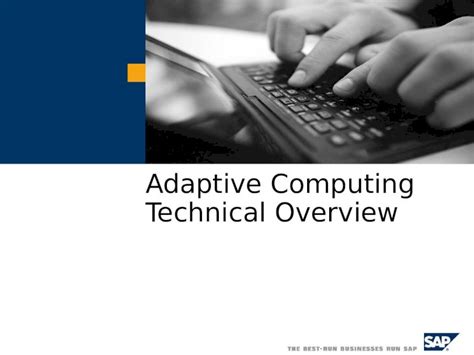 Ppt Adaptive Computing Technical Overview The Adaptive Computing