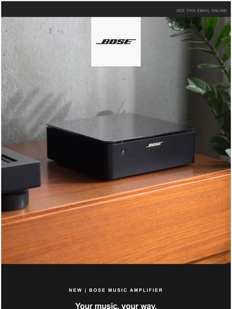 Bose Introducing The Bose Music Amplifier Milled