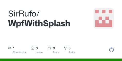 GitHub SirRufo WpfWithSplash
