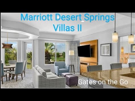 Marriotts Desert Springs Villas Ii 1 Bedroom Room Tour Palm