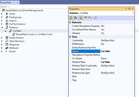 Microsoft Dynamics F O D F O Relations