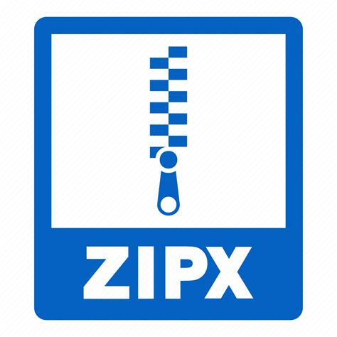 Document File Zipx Extension Format Zipx File Icon Download On
