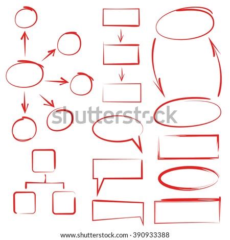 Square Flow Chart Presentation Template Process Stock Vector 120983143 Shutterstock