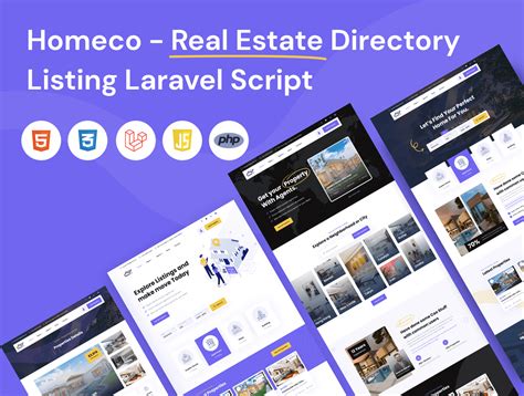 Homeco Real Estate Directory Listing Laravel Script Codemarket