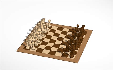 3d Design Alma Chess Board Tinkercad