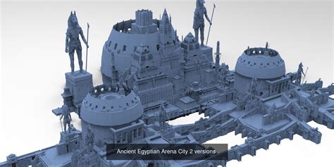 Sci Fi Egyptian Theme 3d Model Collection Cgtrader