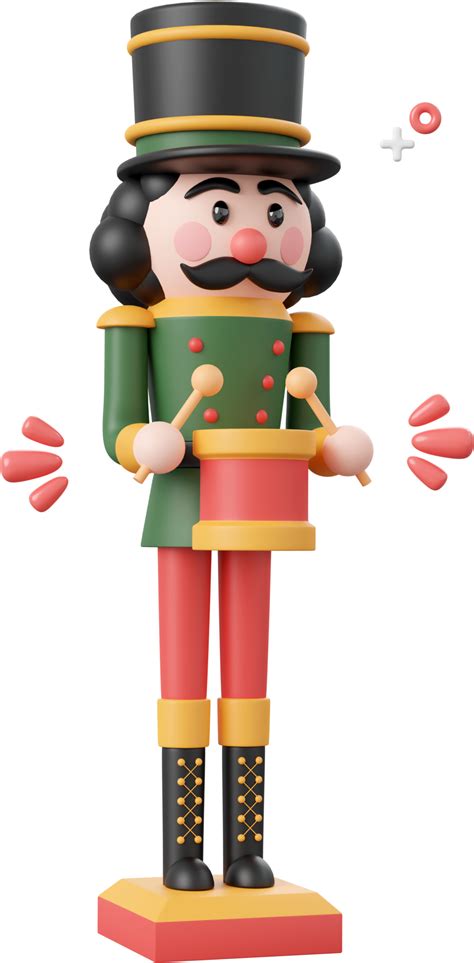 Christmas Nutcracker Christmas Theme Elements 3d Illustration 26851234 Png