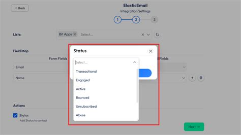 Elastic Email Integration With Bit Form